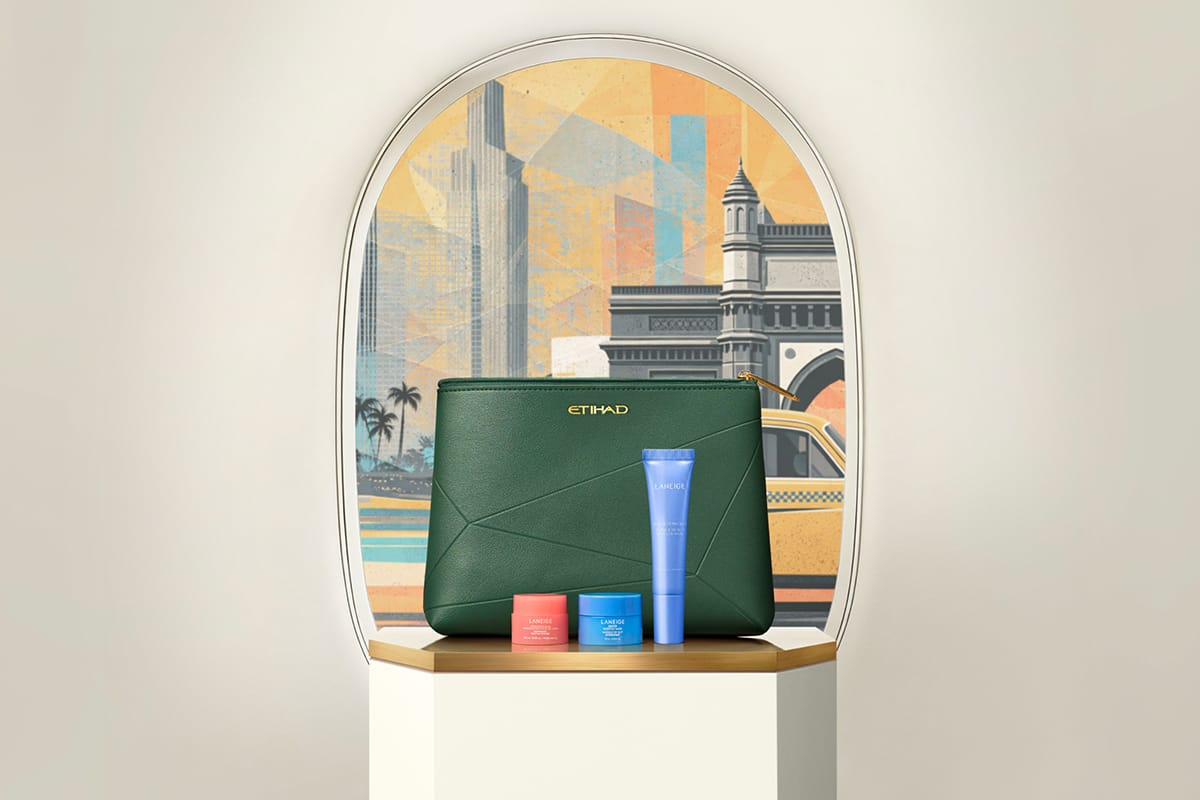 Business amenity kits with LANEIGE | Etihad Airways