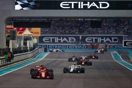 Formula One Etihad Plane